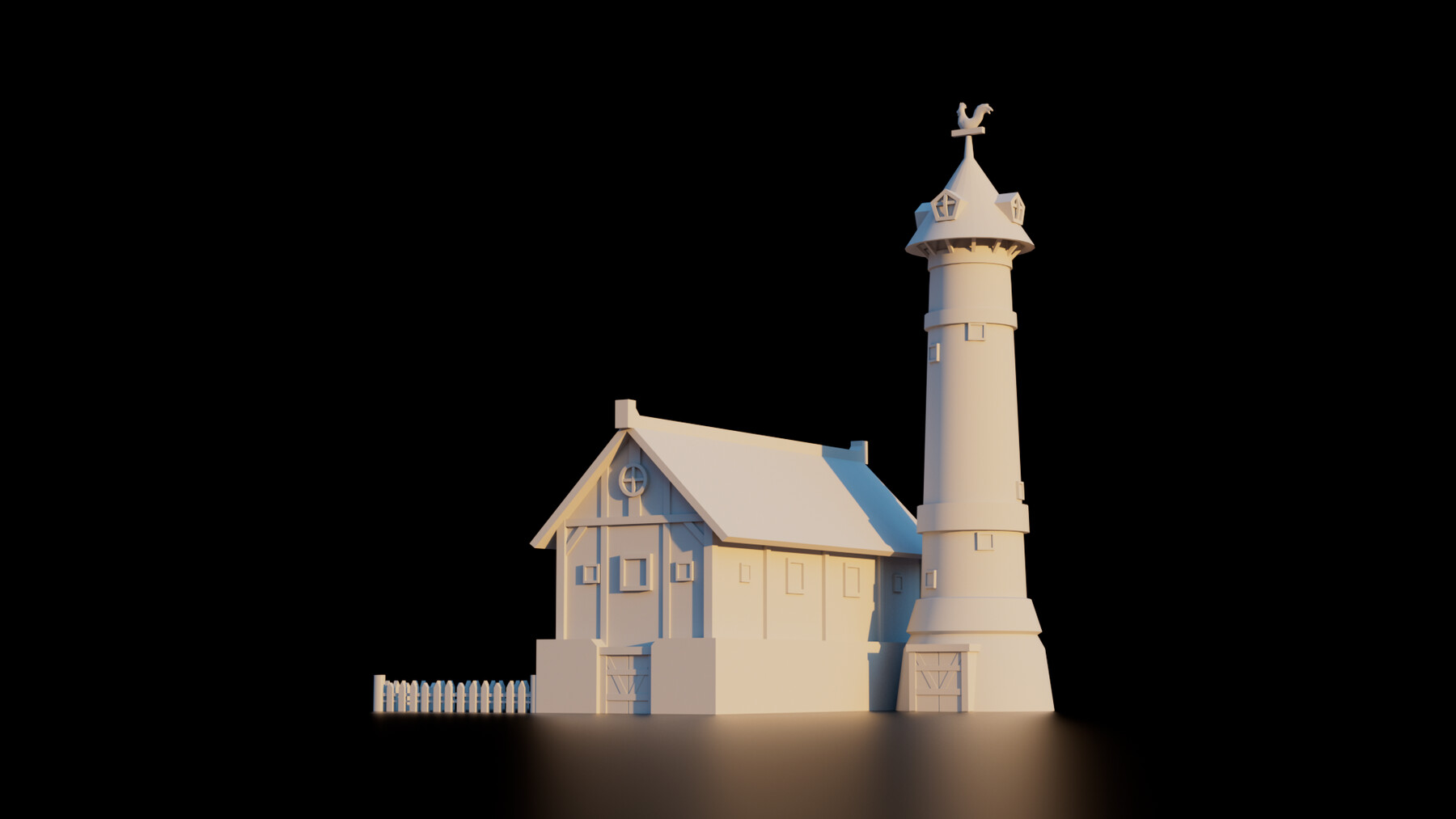 ArtStation - Stylized Barn Game Ready Asset | Game Assets