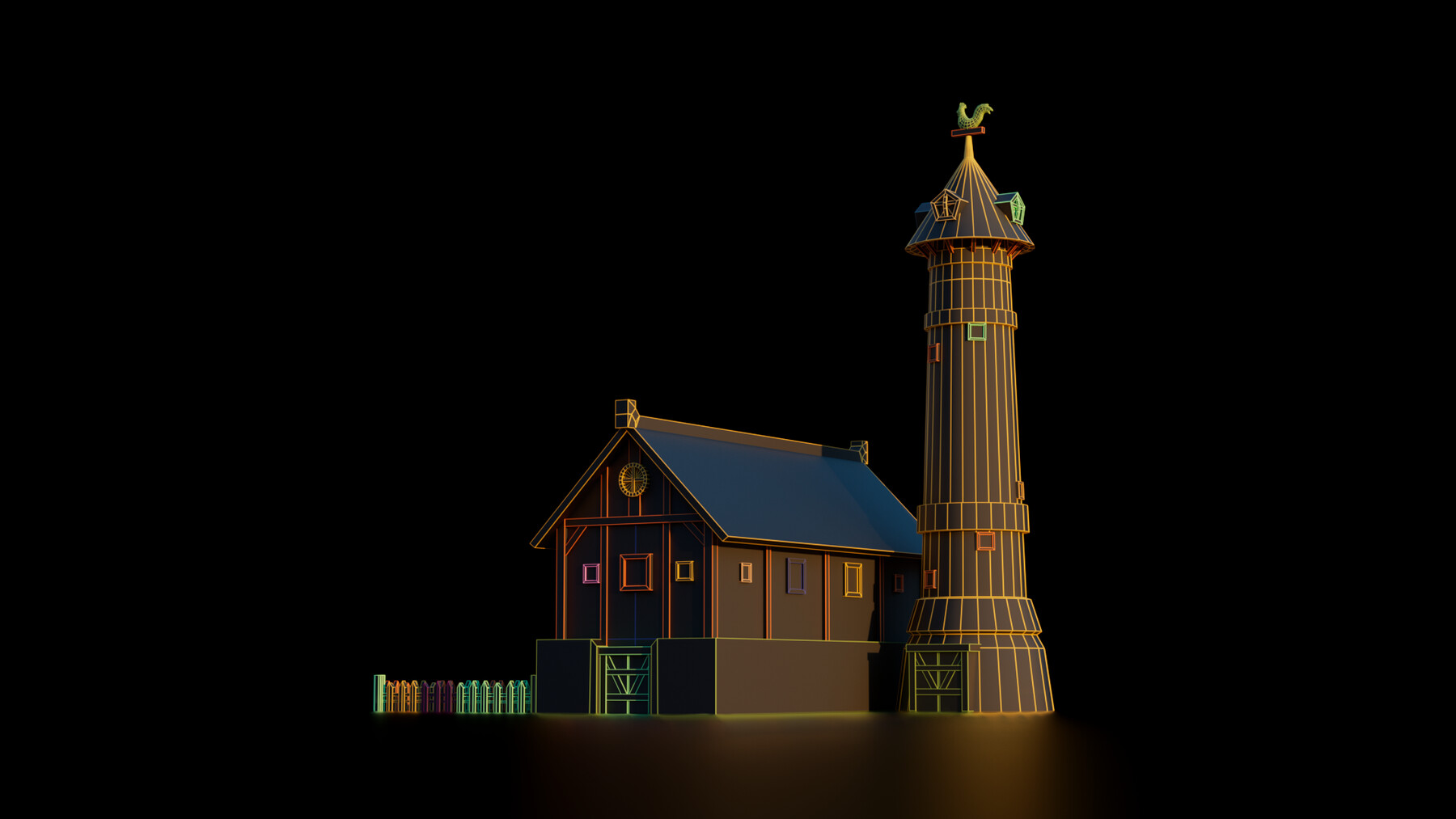 ArtStation - Stylized Barn Game Ready Asset | Game Assets