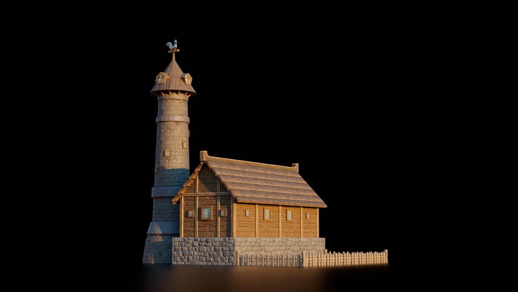 ArtStation - Stylized Barn Game Ready Asset | Game Assets