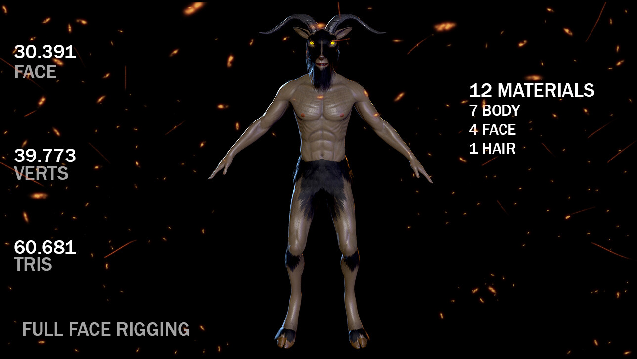 ArtStation - Demon Goat | Game Assets