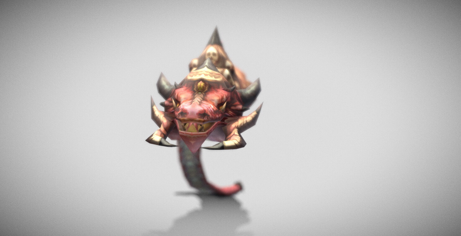 ArtStation - Dungeon Fantasy Monster - Serpent | Game Assets