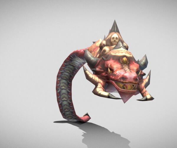 ArtStation - Dungeon Fantasy Monster - Serpent | Game Assets