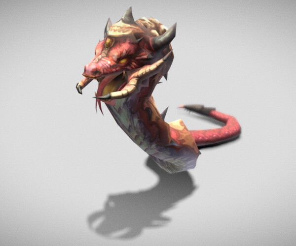 ArtStation - Dungeon Fantasy Monster - Serpent | Game Assets
