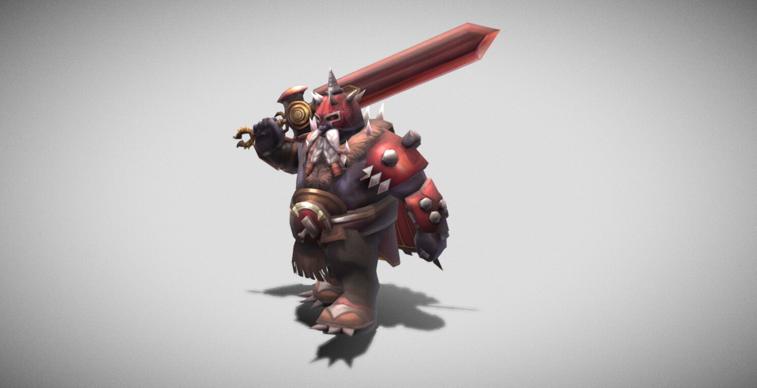 ArtStation - Dungeon Fantasy Monster - Dwarf Monarch | Game Assets