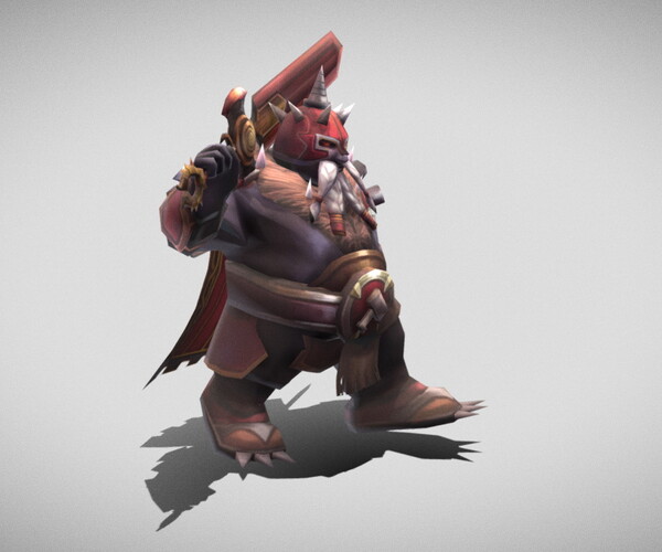 ArtStation - Dungeon Fantasy Monster - Dwarf Monarch | Game Assets