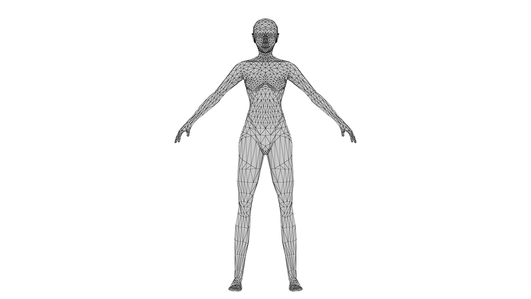 ArtStation - Female 3 - WITH 30 ANIMATIONS-36 MORPHS | Game Assets