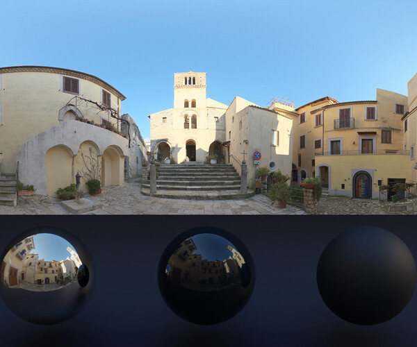 ArtStation - HDRi Unclipped 10K - Italian Old Town | Resources