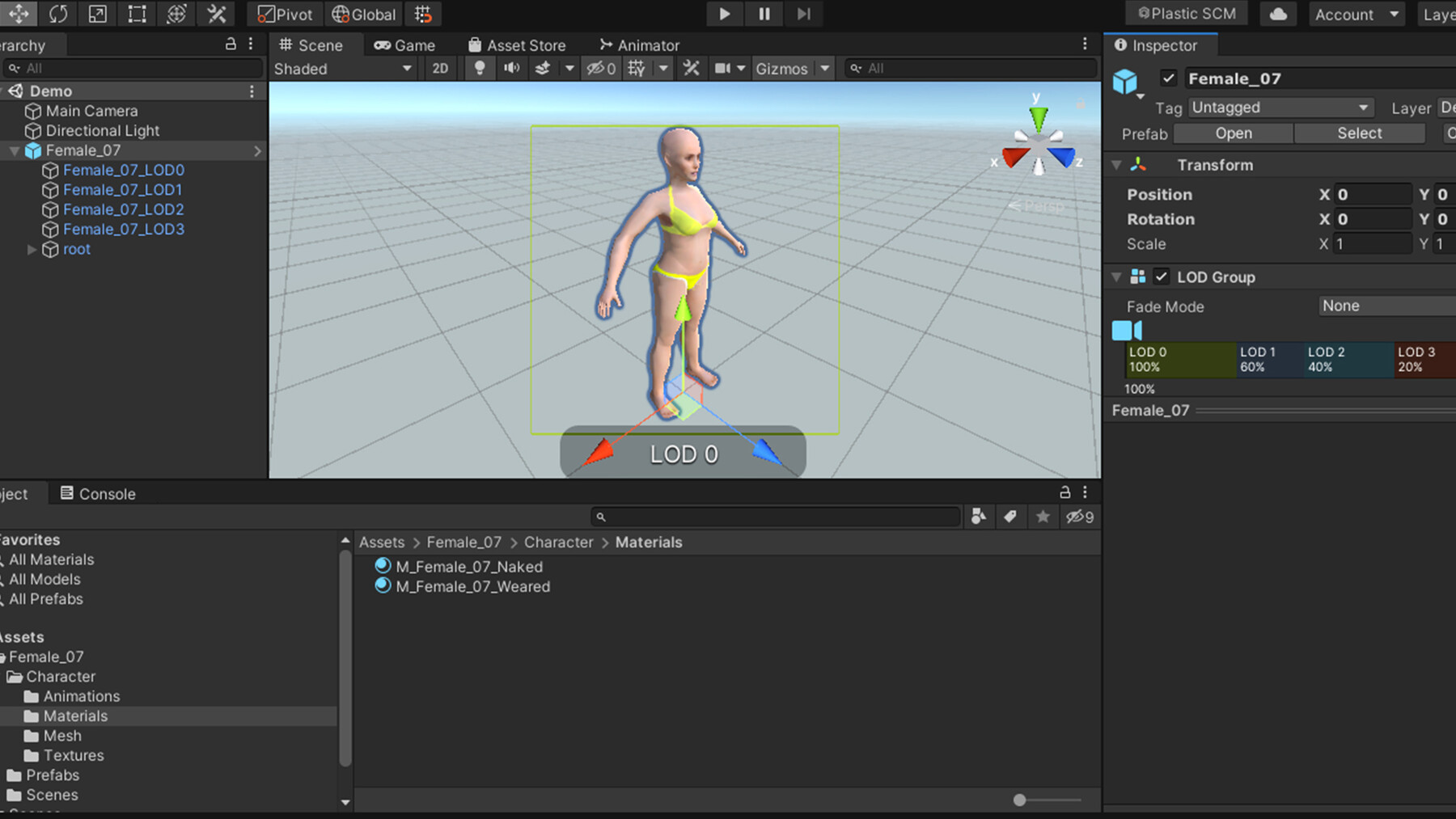 ArtStation - Female 7 - WITH 30 ANIMATIONS-36 MORPHS | Game Assets