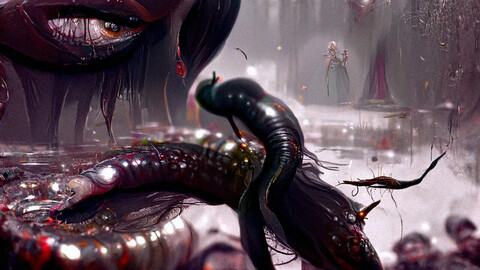 ArtStation - Queen of leeches | Artworks