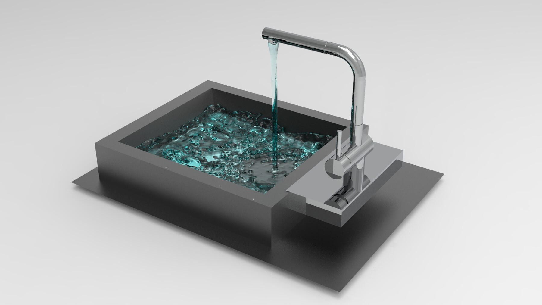ArtStation - water simulation 3D (animated) | Game Assets