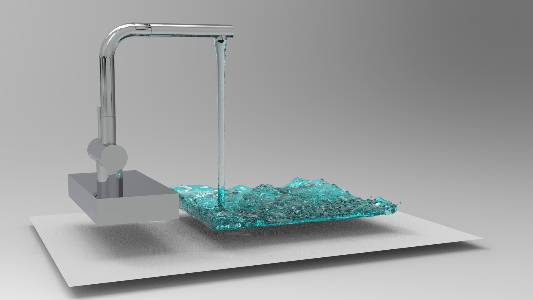 ArtStation - water simulation 3D (animated) | Game Assets