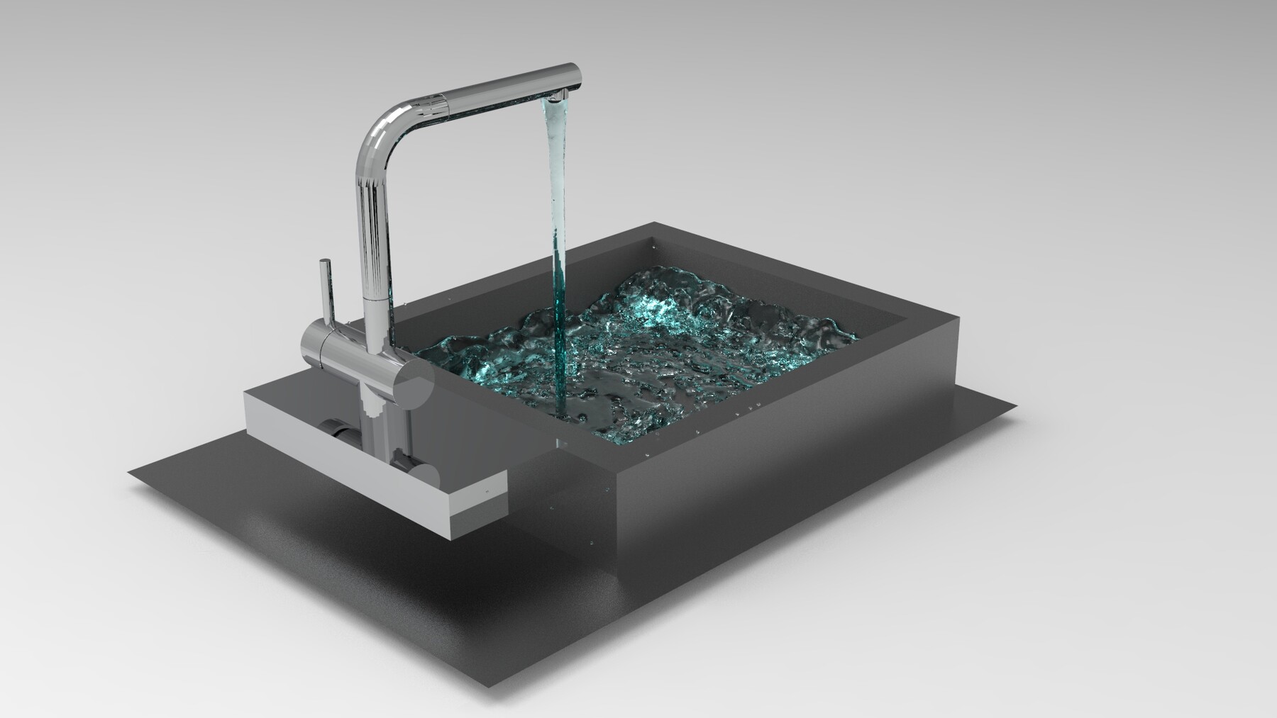 ArtStation - water simulation 3D (animated) | Game Assets