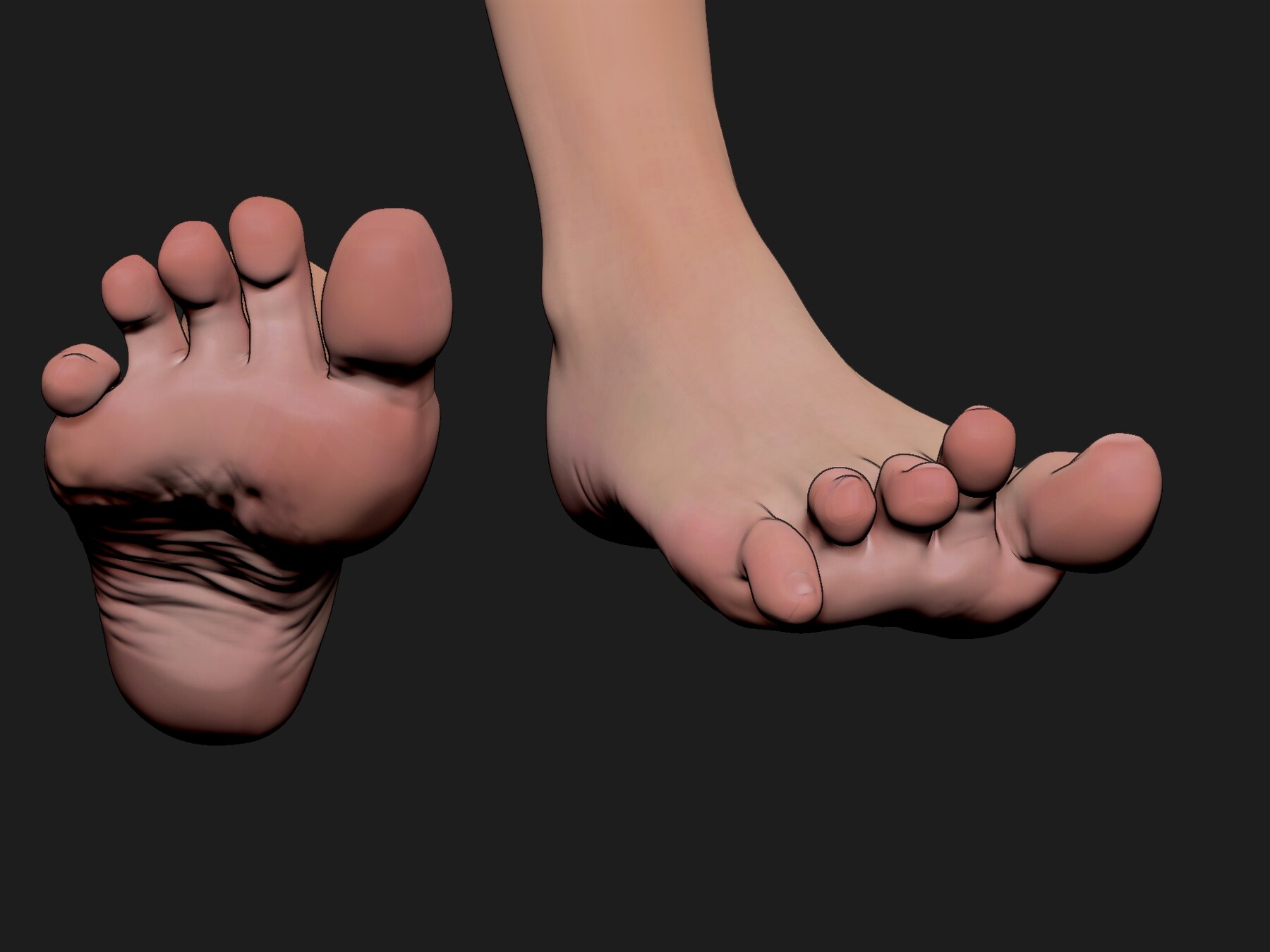 ArtStation - Feet ZTL + 3 Gesture Layer | Resources