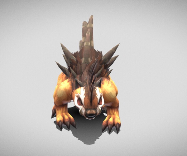 ArtStation - Dungeon Fantasy Monster - Hedgehog | Game Assets