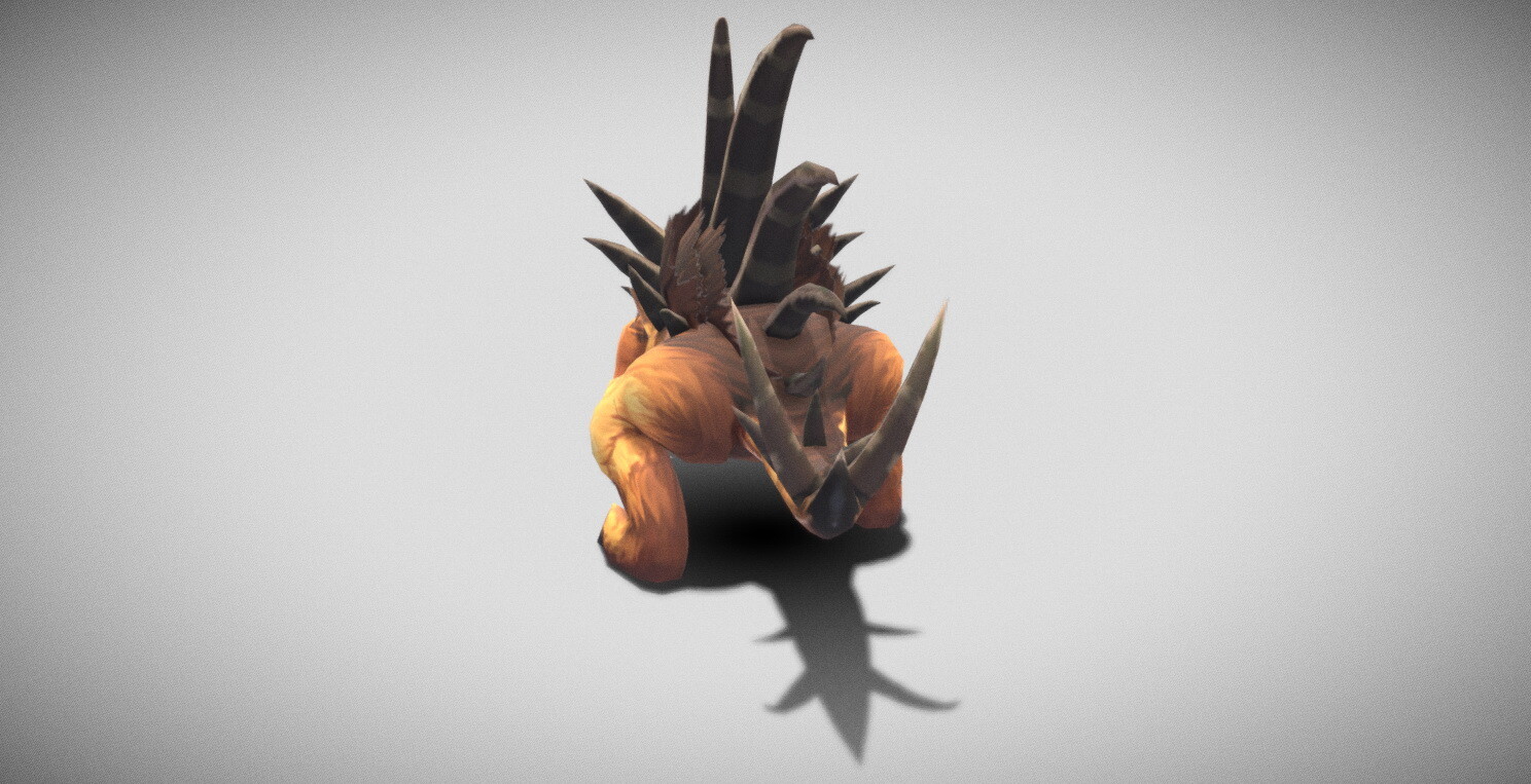 ArtStation - Dungeon Fantasy Monster - Hedgehog | Game Assets