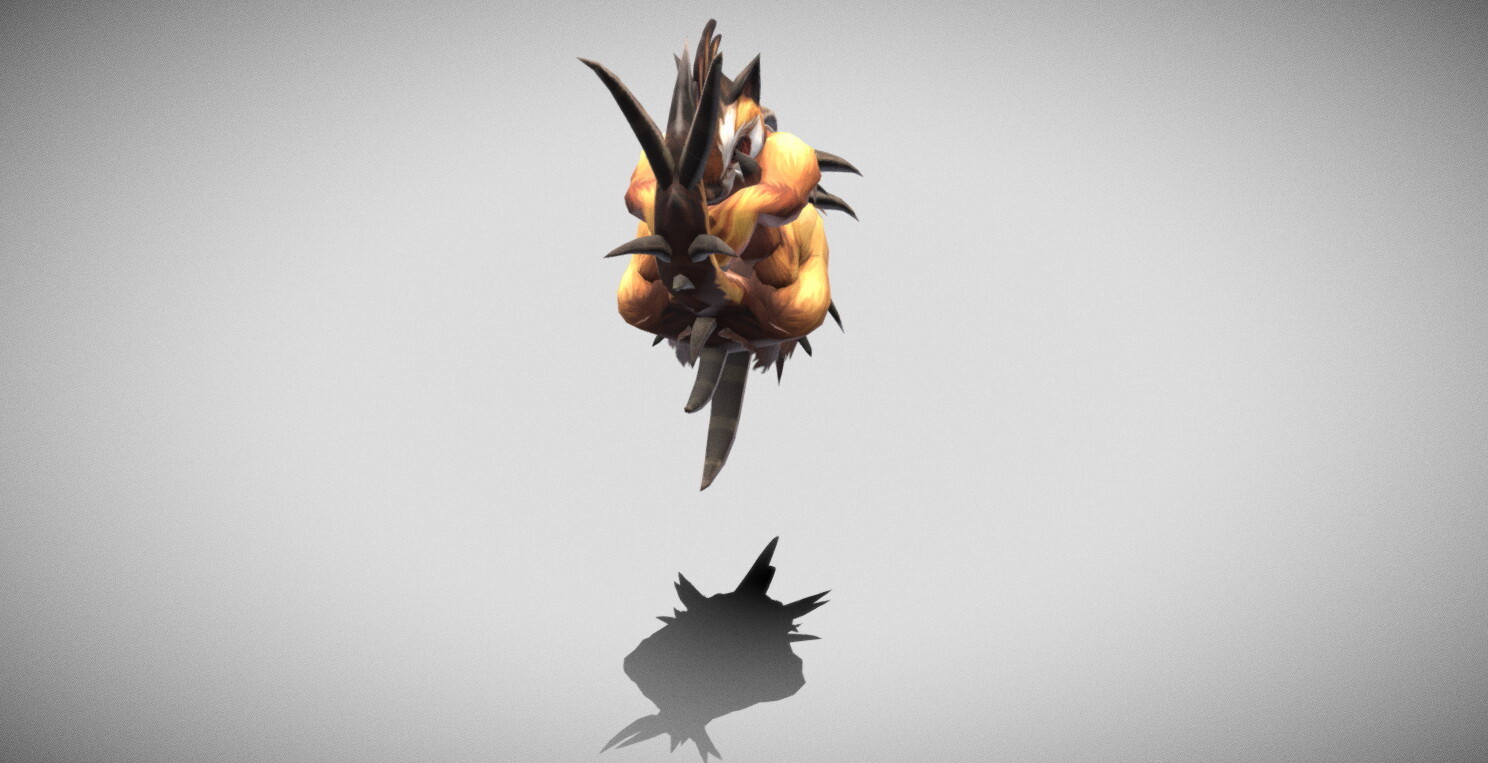 ArtStation - Dungeon Fantasy Monster - Hedgehog | Game Assets