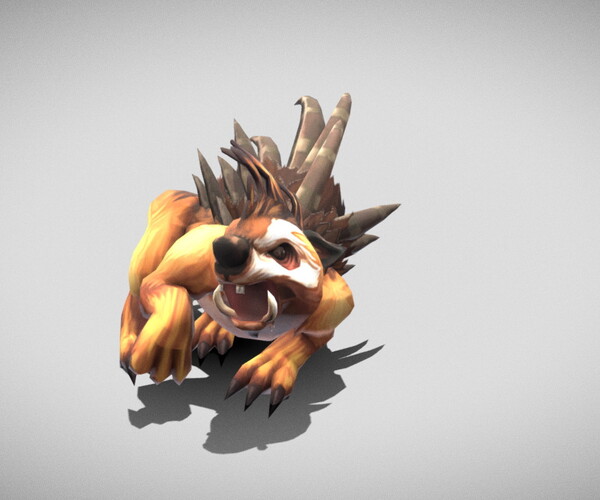 ArtStation - Dungeon Fantasy Monster - Hedgehog | Game Assets
