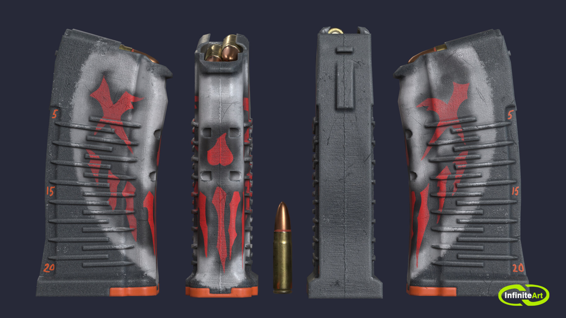 ArtStation - Gun Magazines _ Accessories | Game Assets