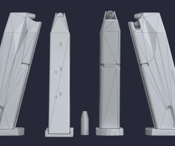 ArtStation - Gun Magazines _ Accessories | Game Assets
