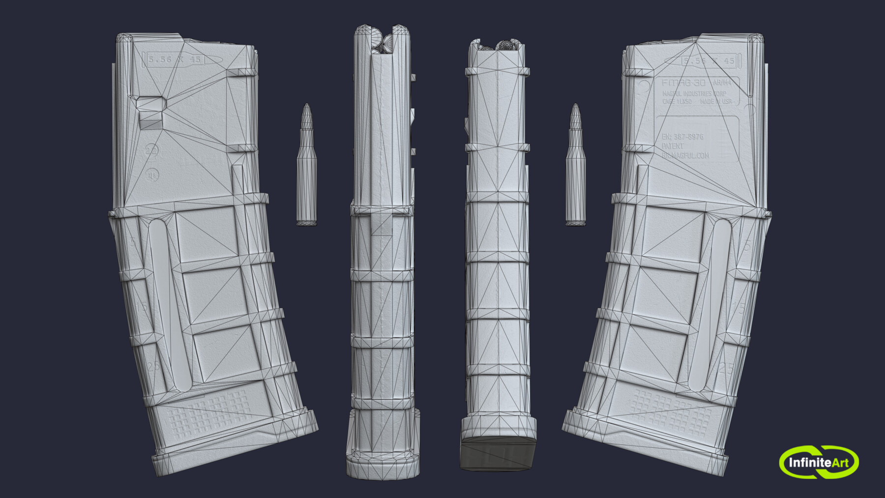 ArtStation - Gun Magazines _ Accessories | Game Assets