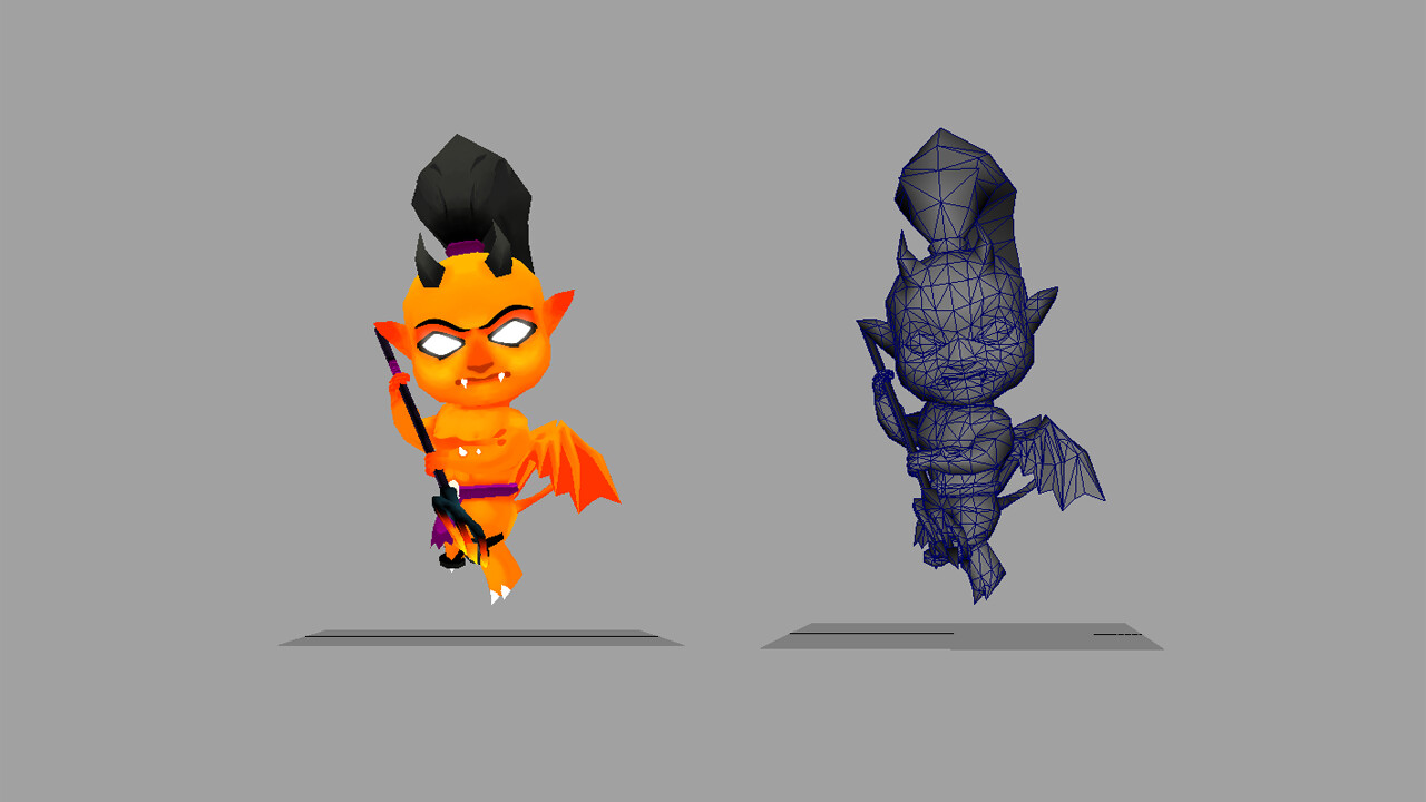ArtStation - Devil animated character | Game Assets