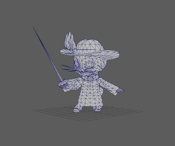 ArtStation - Musketeer animated character | Game Assets