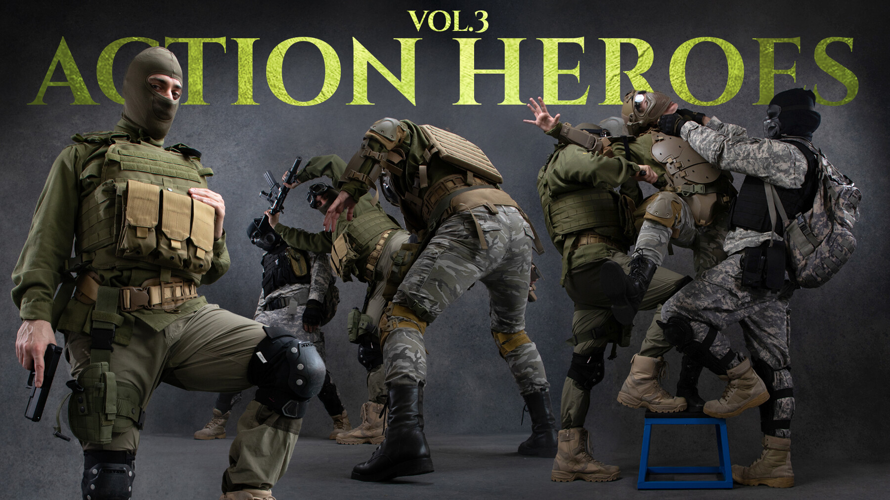 ArtStation - Action Heroes vol. 3 - Reference Photo Photo Pack for ...
