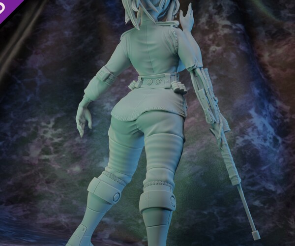 ArtStation - Sniper Lady Nagant | Resources