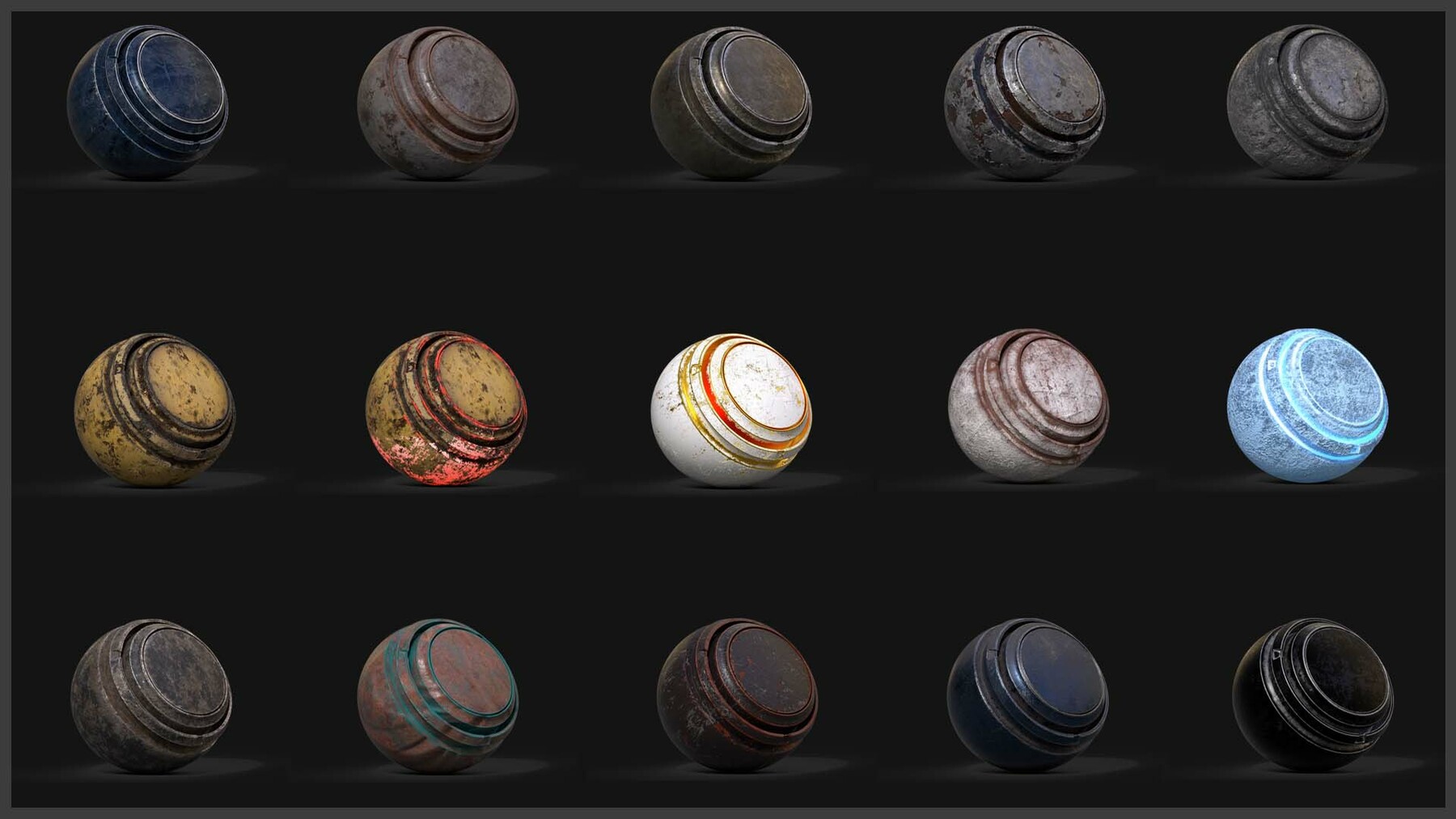 ArtStation - 50 Smart material game assets _Vol.1 | Game Assets