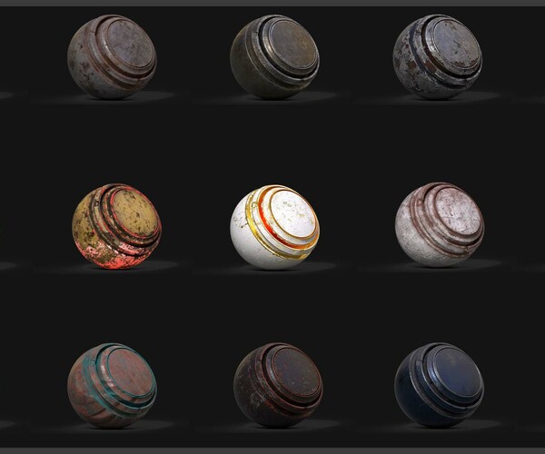 ArtStation - 50 Smart material game assets _Vol.1 | Game Assets