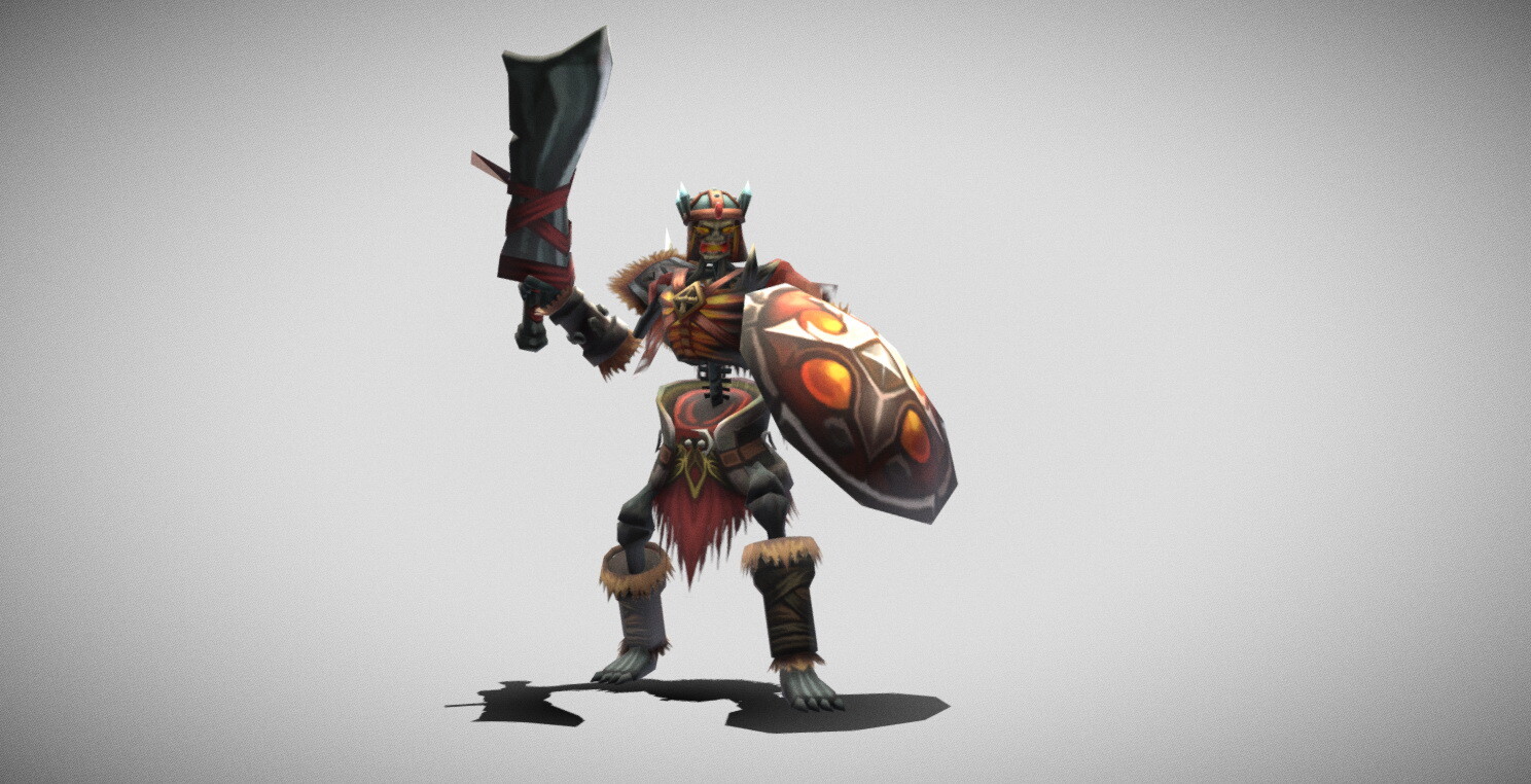 ArtStation - Dungeon Fantasy Monster - Skeleton Warrior | Game Assets