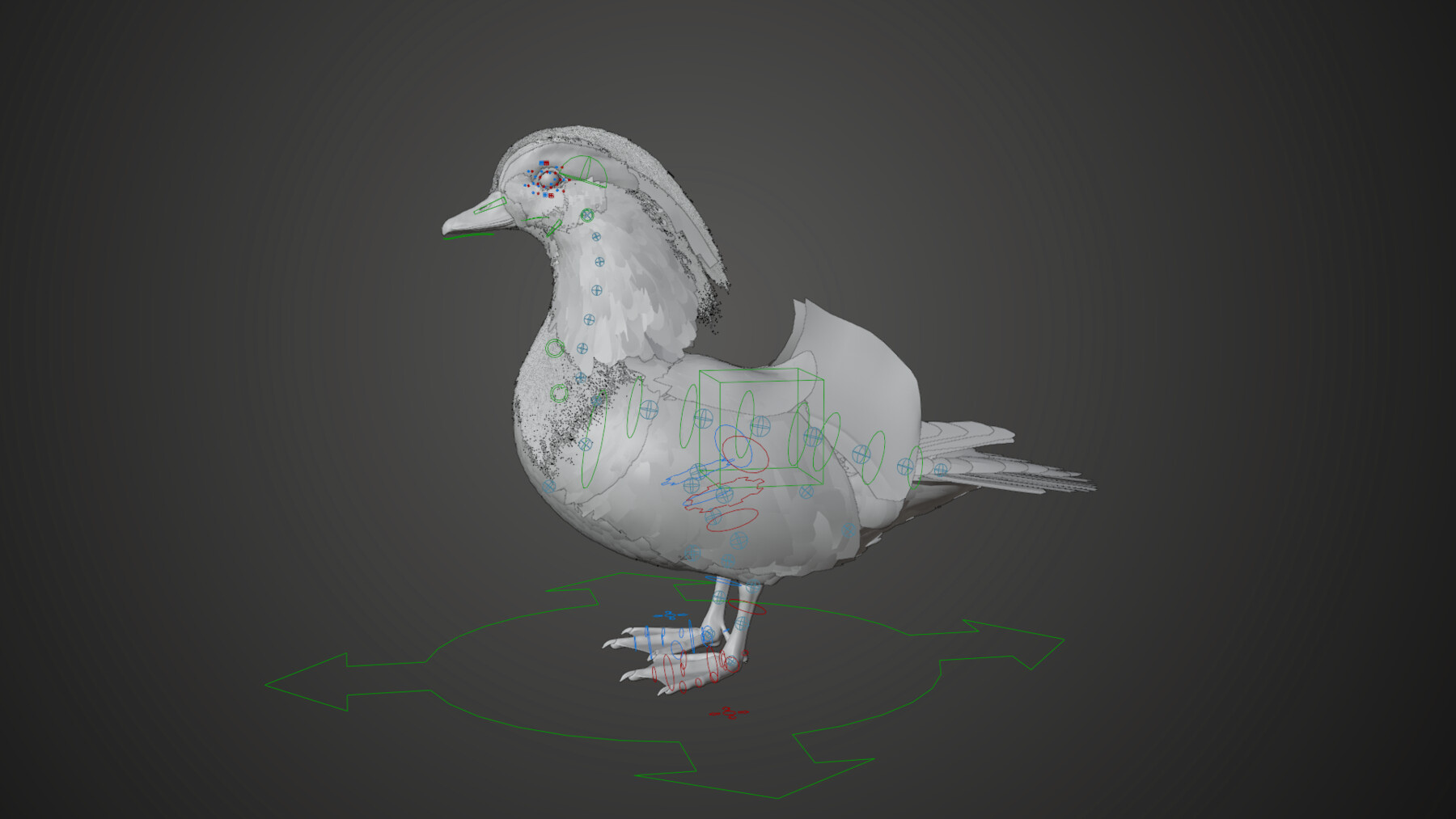 ArtStation - Mandarin Duck Male Animated | VFX Grace | Game Assets