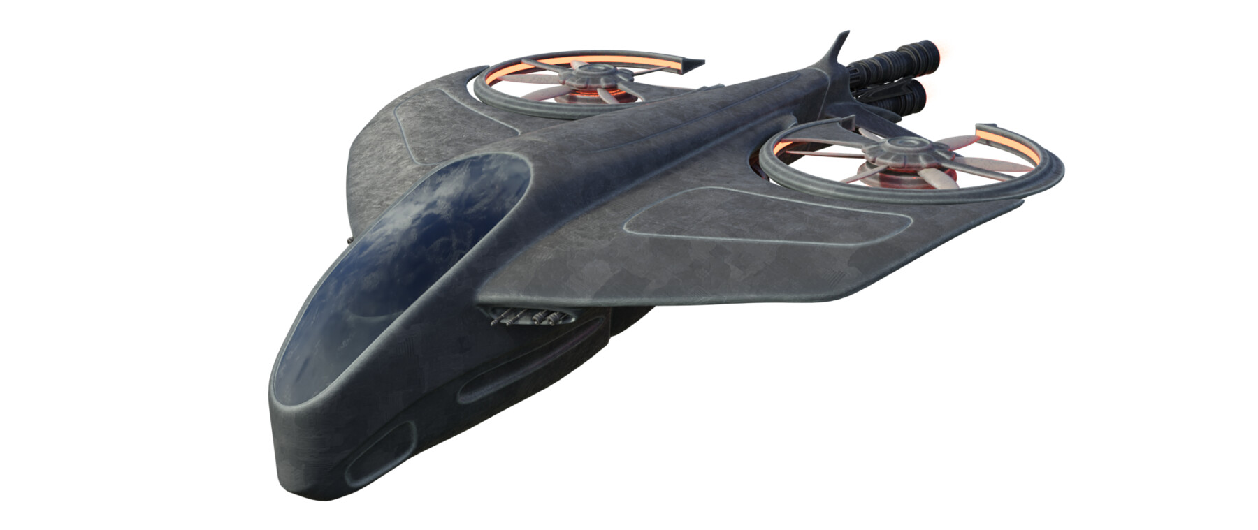 ArtStation - Highly Detailed Spacecraft 3D Model - Perfect for Sci-Fi ...