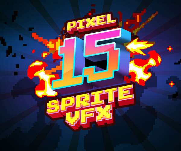ArtStation - 15 Pixel Sprite effects | Game Assets