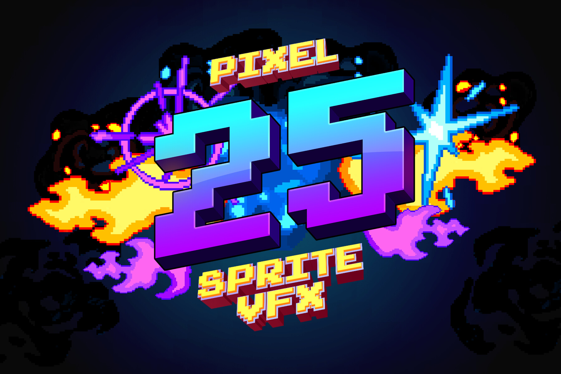 ArtStation - 25 Pixel Sprite effects | Game Assets