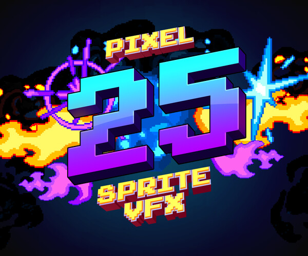 ArtStation - 25 Pixel Sprite effects | Game Assets