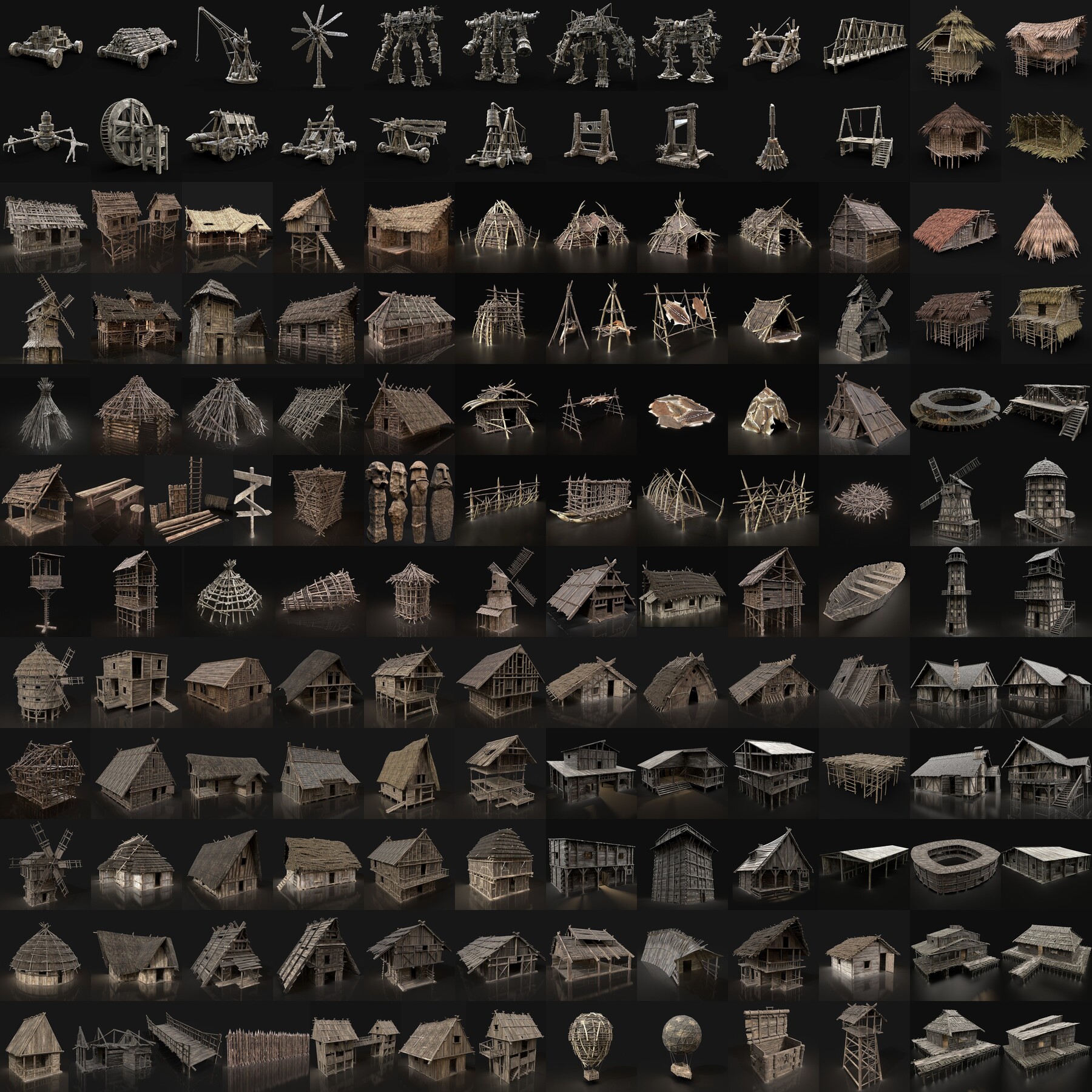 ArtStation - GREATEST BUILDER HOUSE INTERIOR CONSTRUCTION WAR MACHINES ...