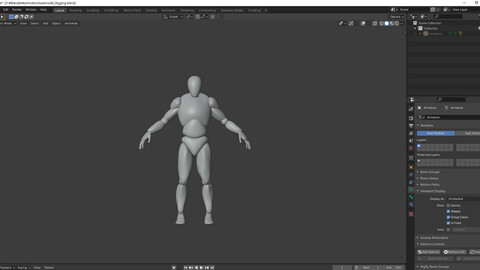 ArtStation - base model for animation | Resources
