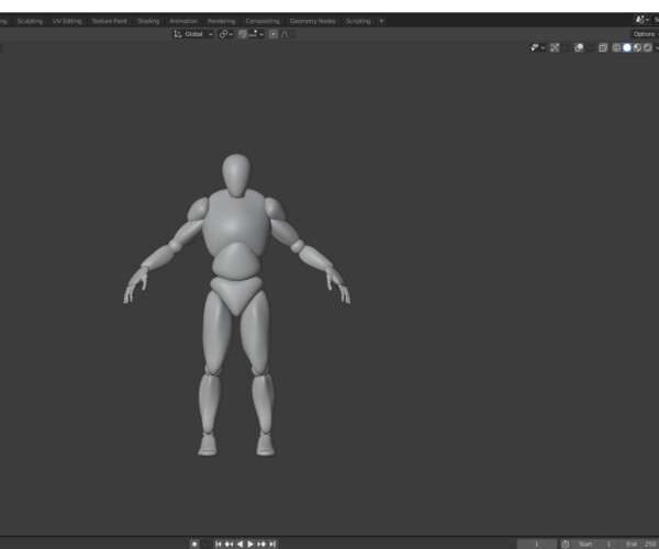 ArtStation - base model for animation | Resources