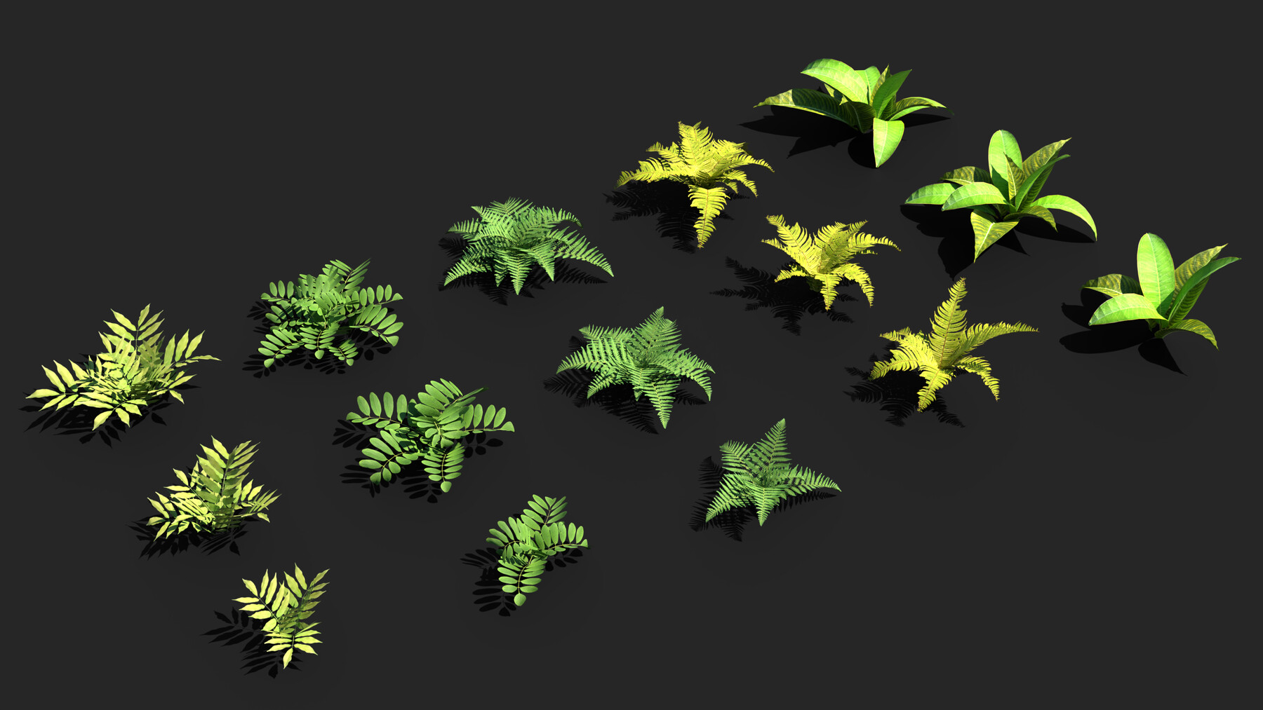 ArtStation - Colorized Vegetation | Game Assets