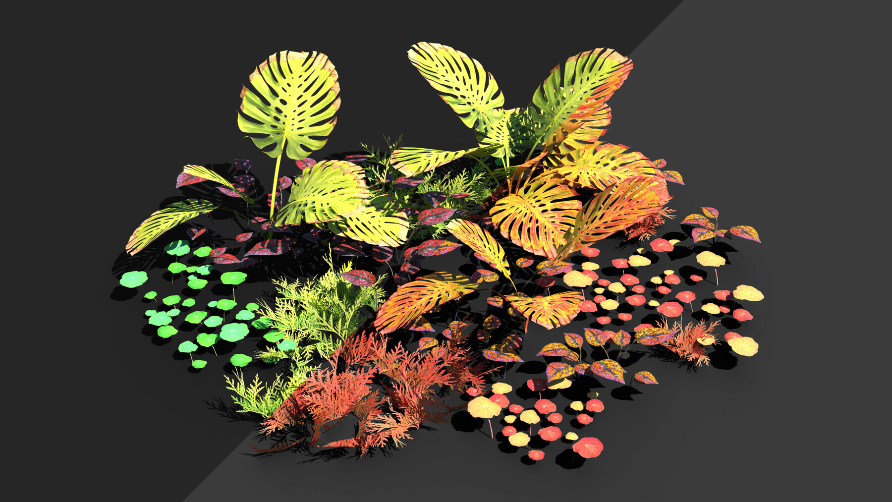 ArtStation - Colorized Vegetation | Game Assets