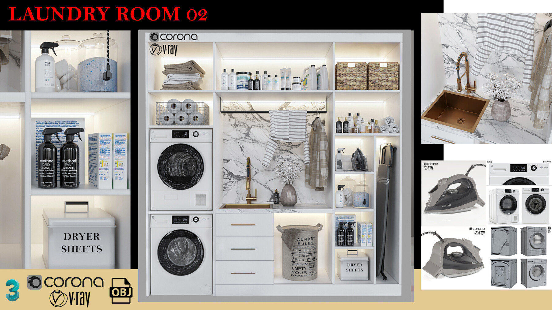 ArtStation - laundry room 02 | Resources