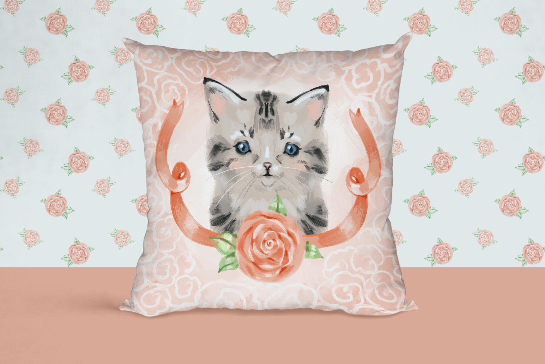 ArtStation - Сute baby cat illustrations and backgrounds | Artworks