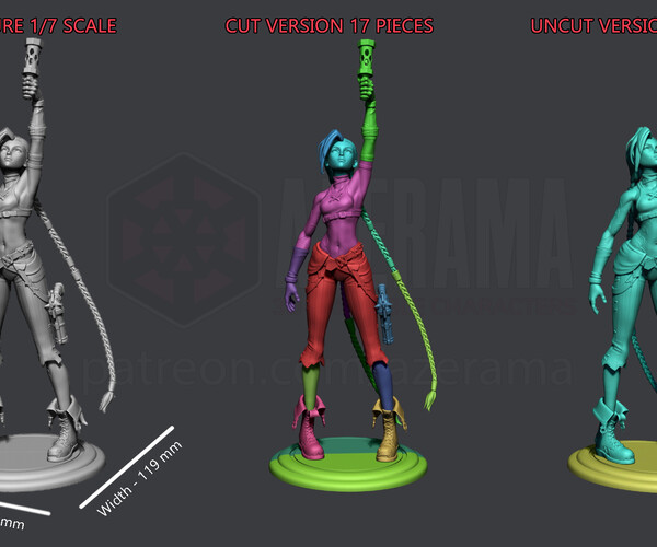 ArtStation - Jinx STL Ready for 3D Printing | Resources