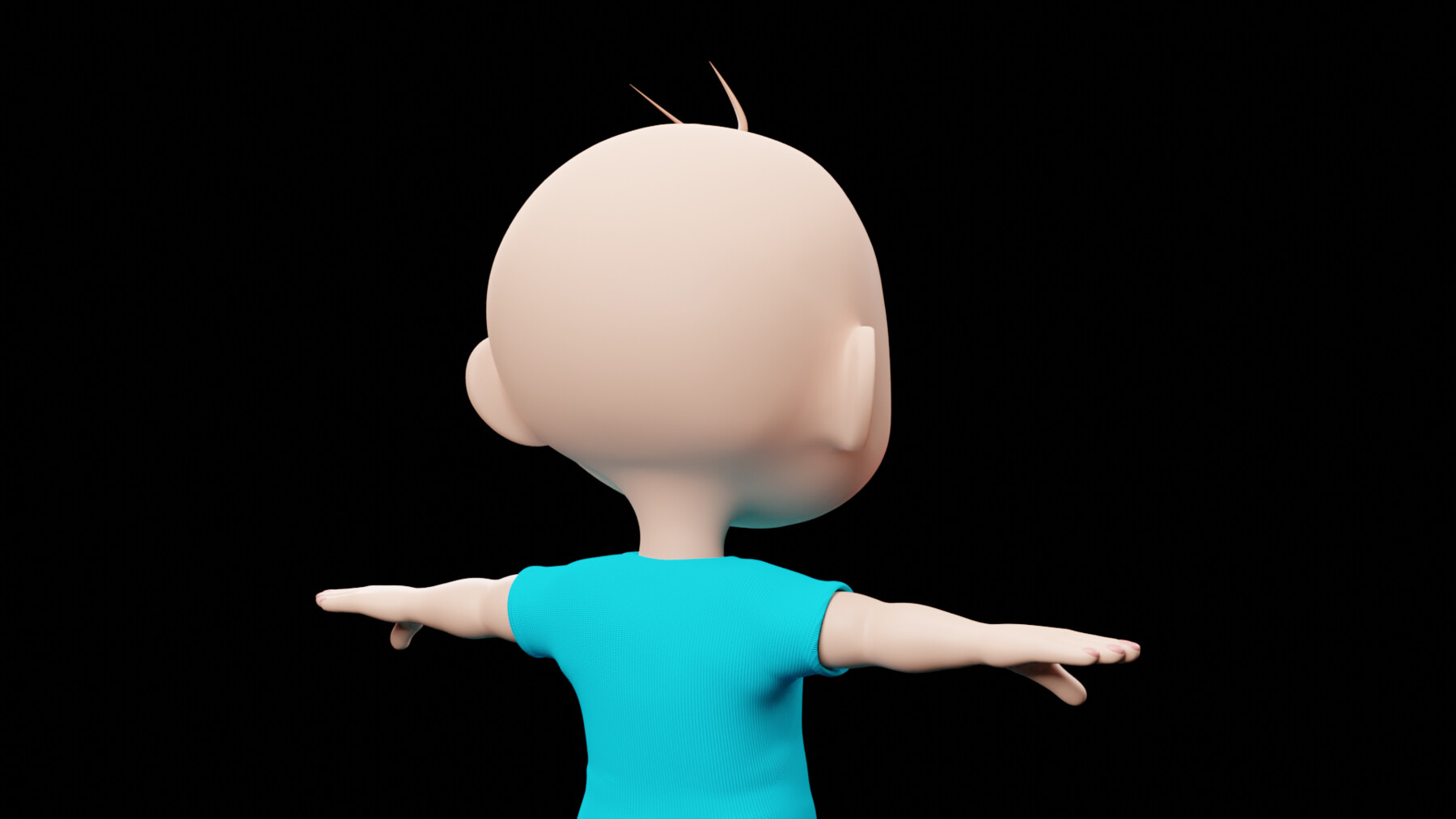 ArtStation - Cartoon Baby - FULLY RIGGED | Game Assets