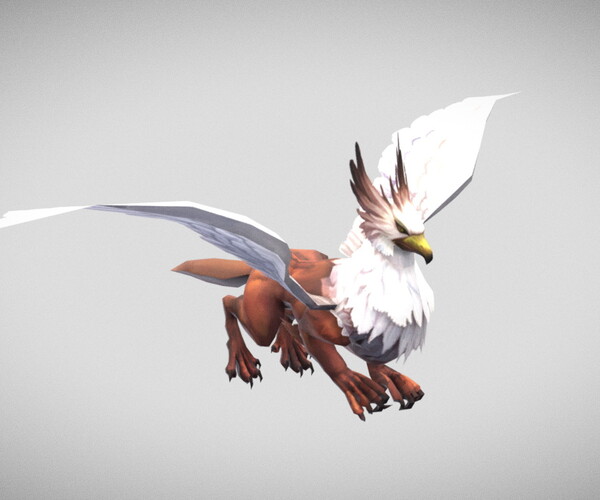 ArtStation - Dungeon Fantasy Monster - Gryphon | Game Assets