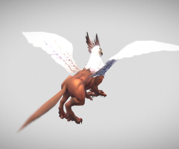 ArtStation - Dungeon Fantasy Monster - Gryphon | Game Assets