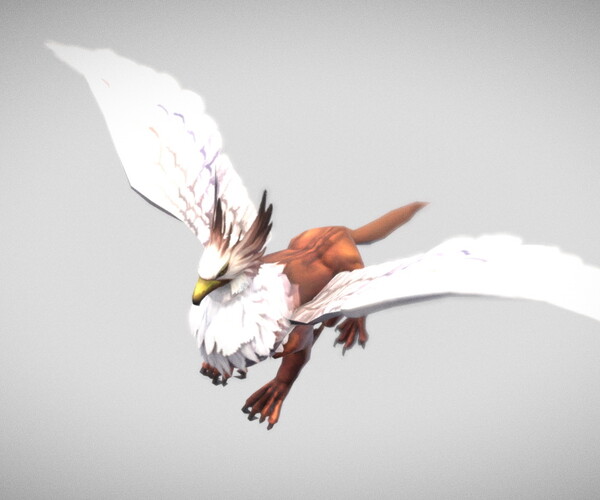 ArtStation - Dungeon Fantasy Monster - Gryphon | Game Assets