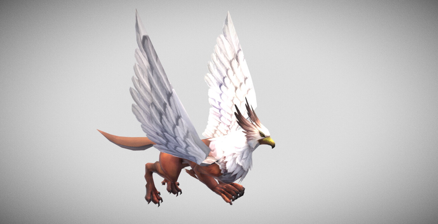 ArtStation - Dungeon Fantasy Monster - Gryphon | Game Assets