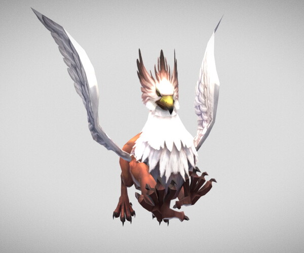 ArtStation - Dungeon Fantasy Monster - Gryphon | Game Assets